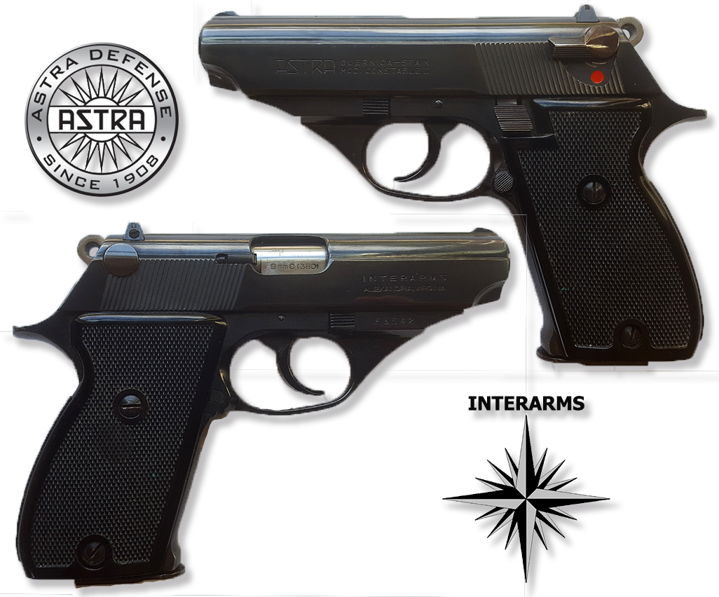 Astra Constable II 380ACP 7Rnd DA/Decocker Interarms Pistol USED - Semi ...