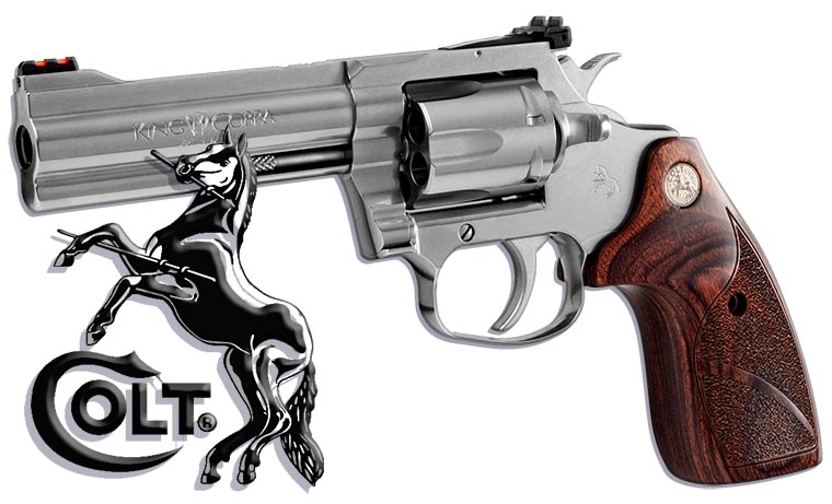 Colt King Cobra Target 357Mag 4.25" 6Rnd SS/Wood/Fiber Optic NEW SB4TS ...