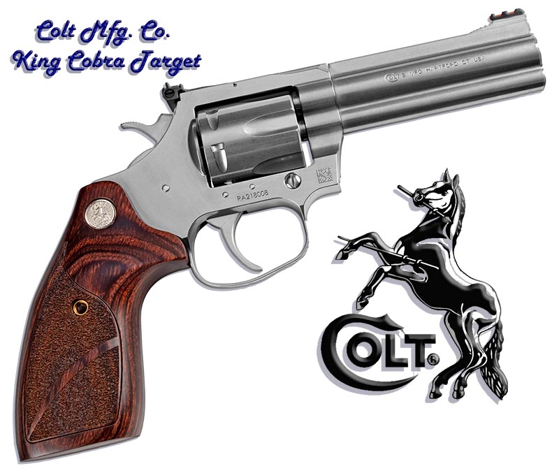 Colt King Cobra Target 357Mag 4.25" 6Rnd SS/Wood/Fiber Optic NEW SB4TS ...