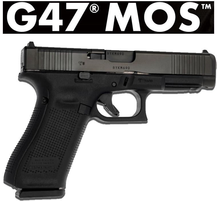 Glock 47 MOS FS 9mm 3/17R Optic Ready Handgun NEW PA475203MOS - Semi ...