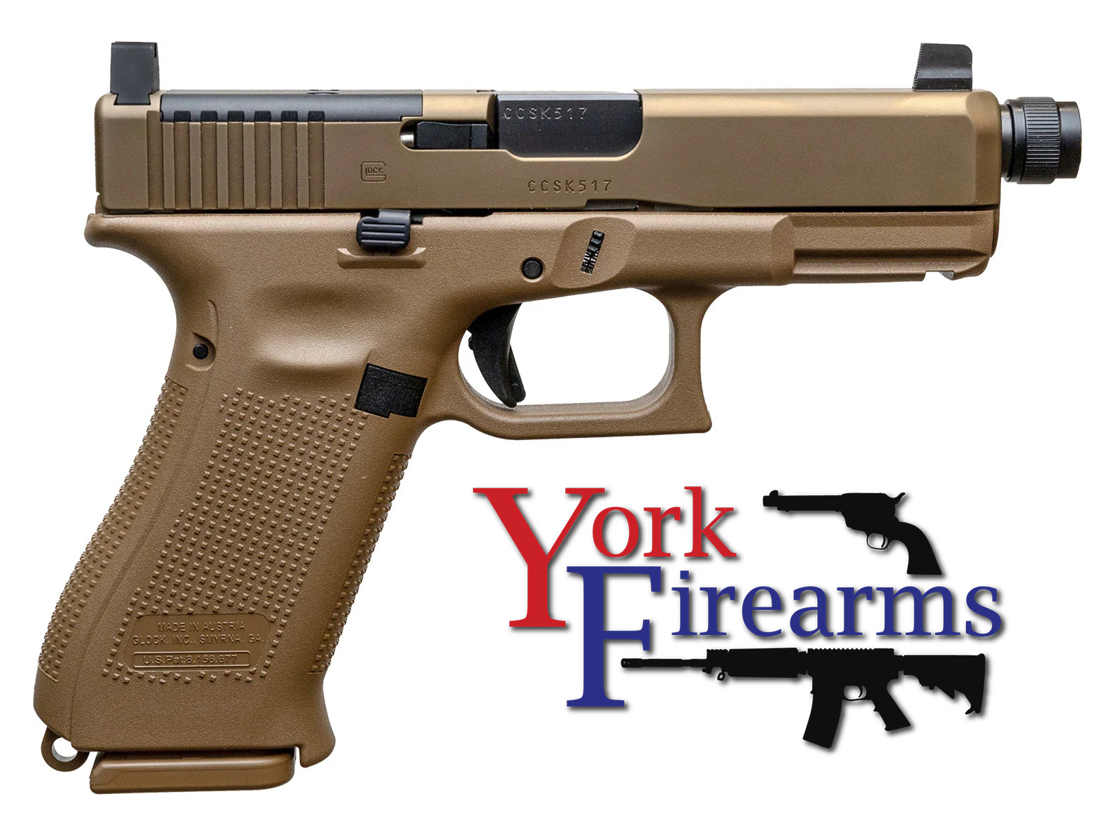 Glock 19X G5 MOS 9mm 19rd Optic Ready Threaded Handgun NEW PX1950S03MOSTB - Semi Auto Pistols at ...