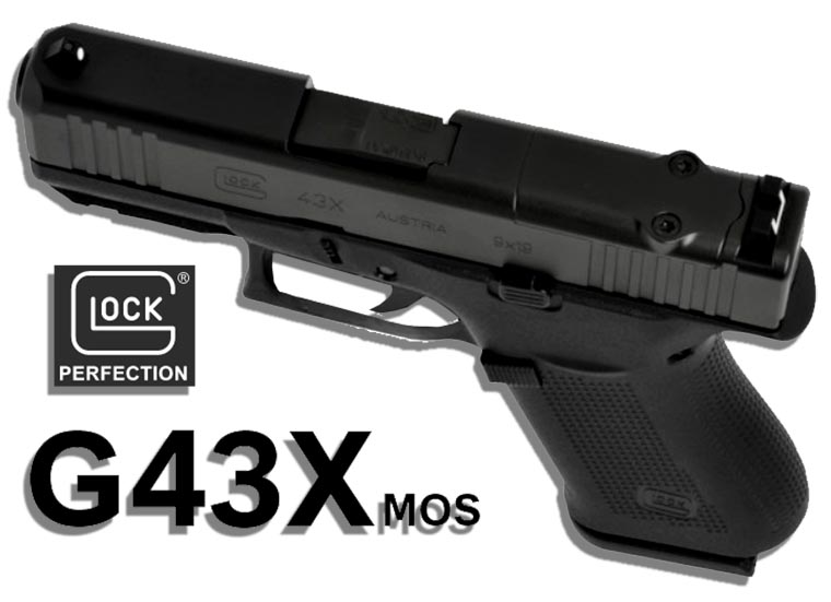 Glock G43X MOS 9mm 2/10R Optic Ready Handgun NEW PX4350201FRMOS - Semi ...