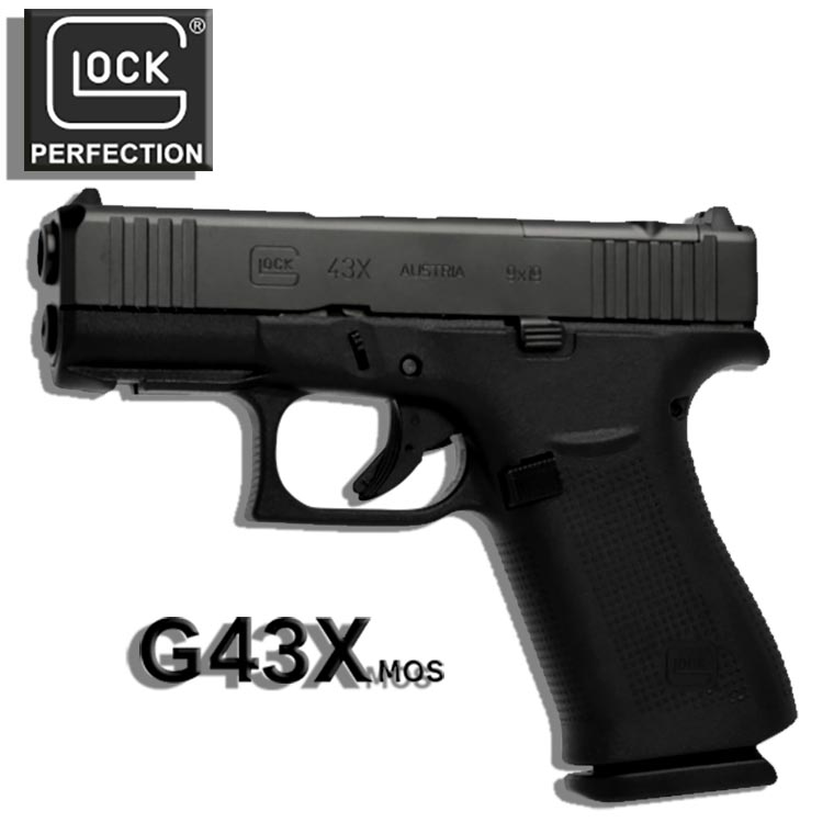 Glock G43X MOS 9mm 2/10R Optic Ready Handgun NEW PX4350201FRMOS - Semi Auto Pistols at GunBroker ...