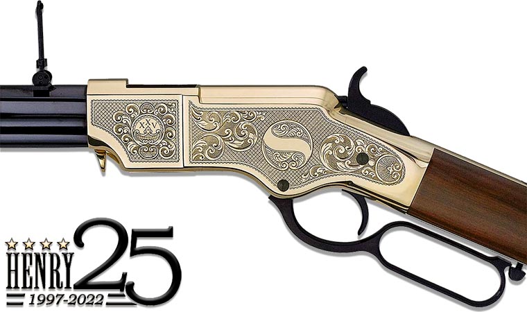 Henry Original Deluxe Engraved 25th Anniversary Edition 44-40WCF H011D-25 - Lever Action Rifles ...