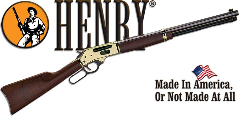 Henry Brass Lever Action .30-30 Side Gate 20"Oct Walnut/Stk New H009BG ...