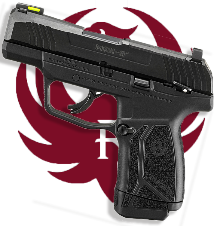 Ruger Max-9 9mm Black 3.2" 12rd Optic Ready Handgun NEW 3500 - Semi ...