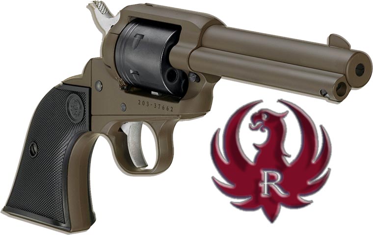 Ruger Wrangler 4.62" 22LR Plum Brown DE Exclusive Model 2021 ...