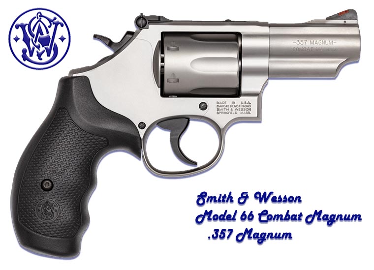 Smith & Wesson 66 Combat Magnum 357/38spl Stainless Revolver New 10061 ...