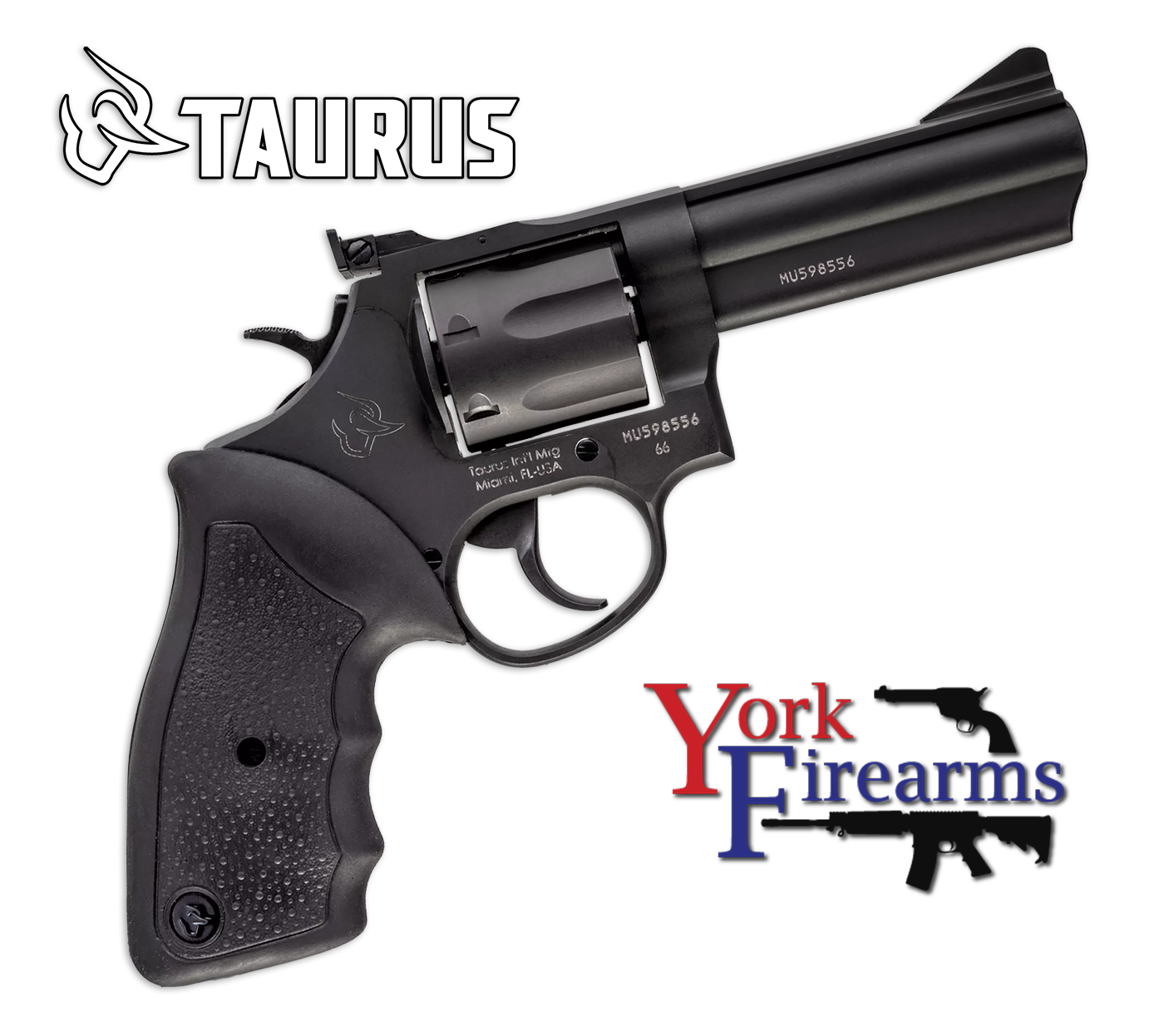 Taurus Model 66 357MAG / 38SPL Matte Black Oxide 4" Revolver NEW 2 ...